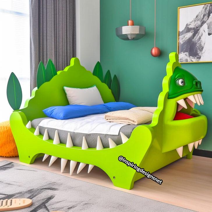 Dinosaur Shaped Kids Beds