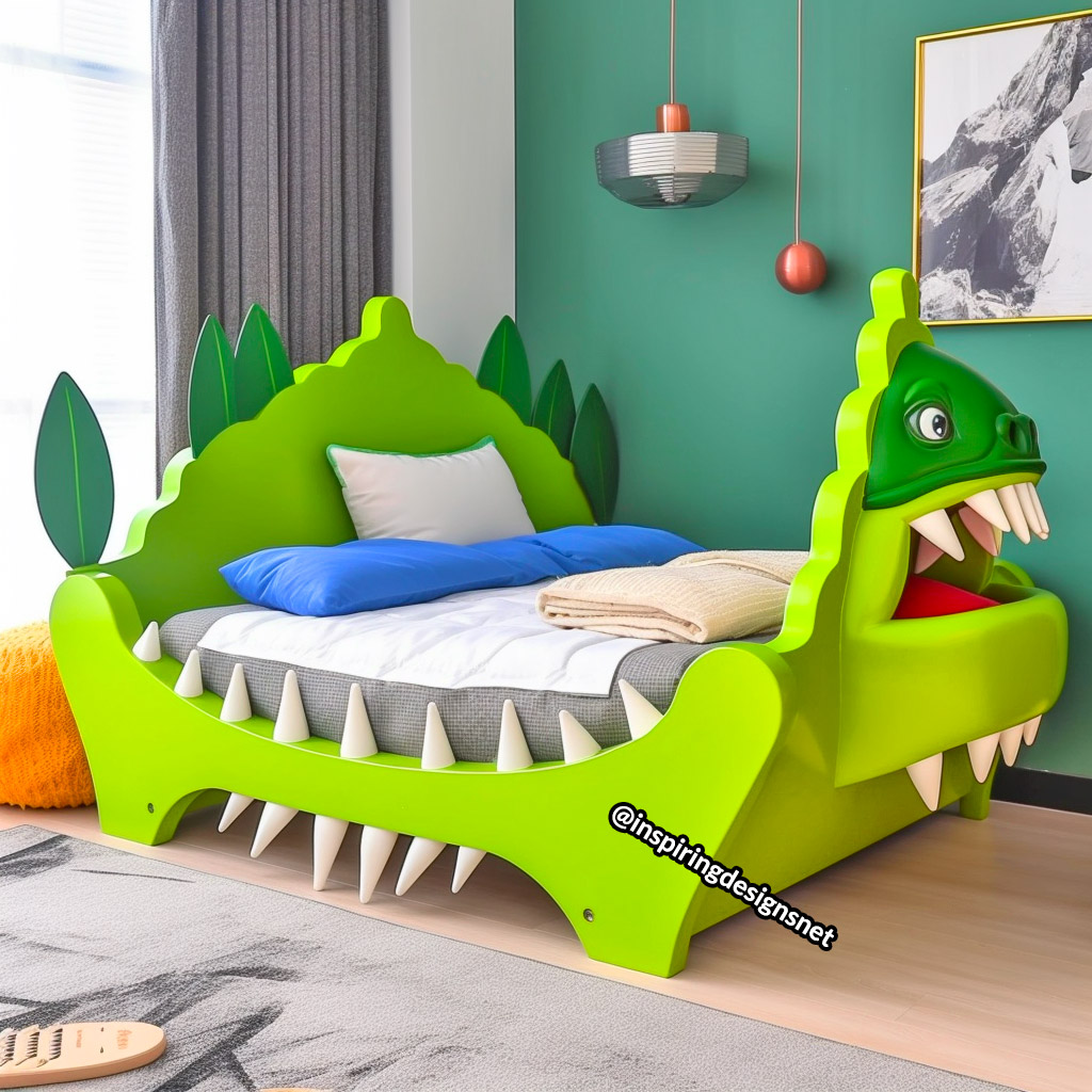Dinosaur Shaped Kids Beds