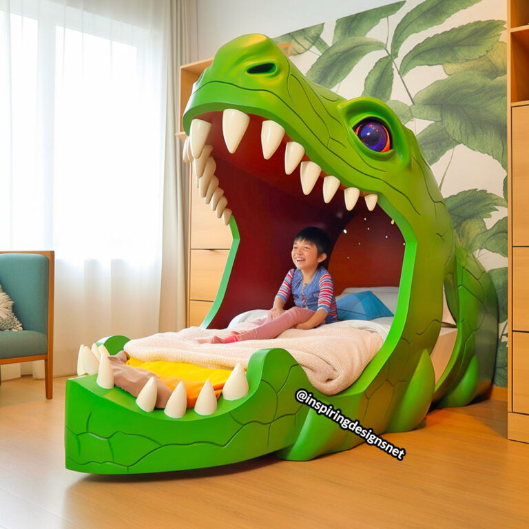 Dinosaur Shaped Kids Beds