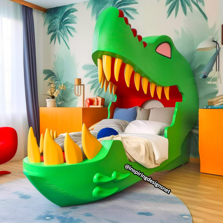 Dinosaur Shaped Kids Beds