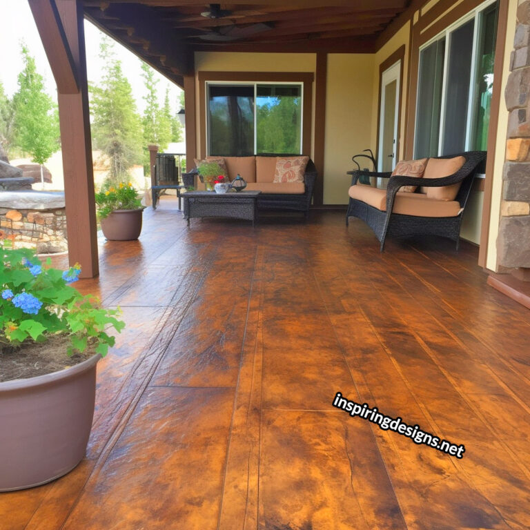 Stamped Concrete That Looks Like Wood: 30 Amazing Examples That Will ...