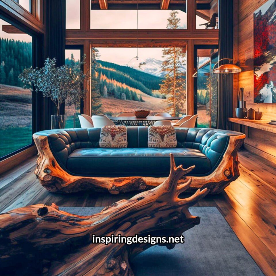 These Live Edge Wooden Sofas Are The Perfect Furniture Piece For a ...