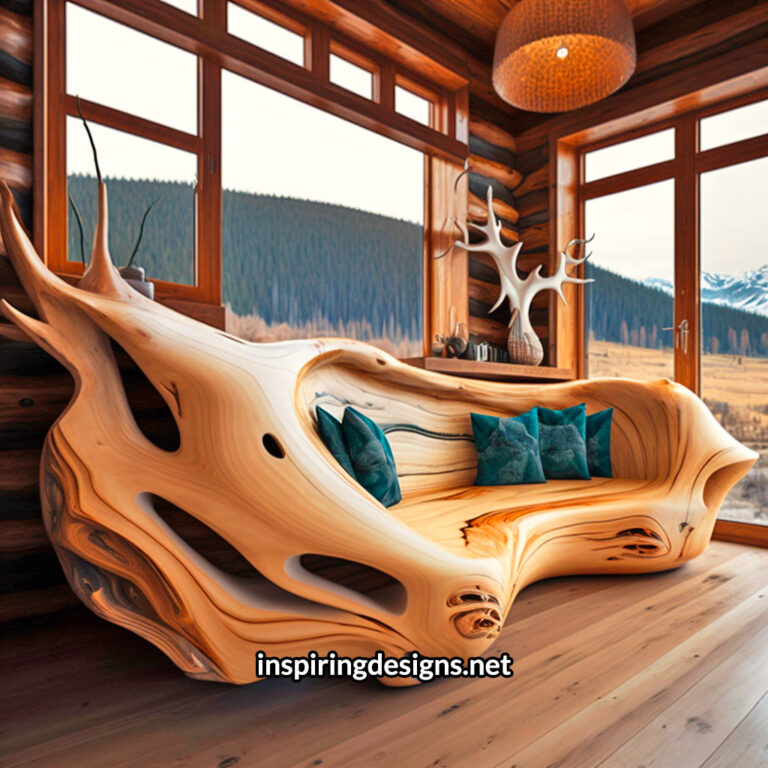 These Live Edge Wooden Sofas Are The Perfect Furniture Piece For a ...
