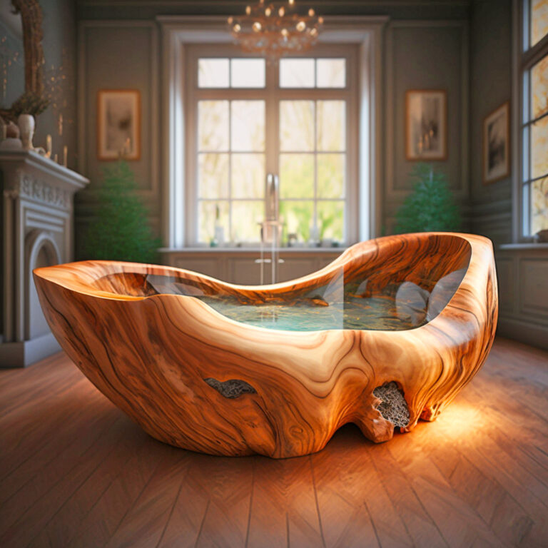 Live Edge Wooden Bathtubs Are Becoming a Thing, and They Look Amazing