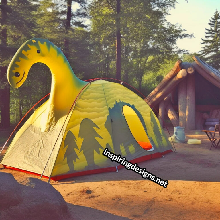 These 3D Dinosaur Shaped Camping Tents Are perfect For Camping With Kids