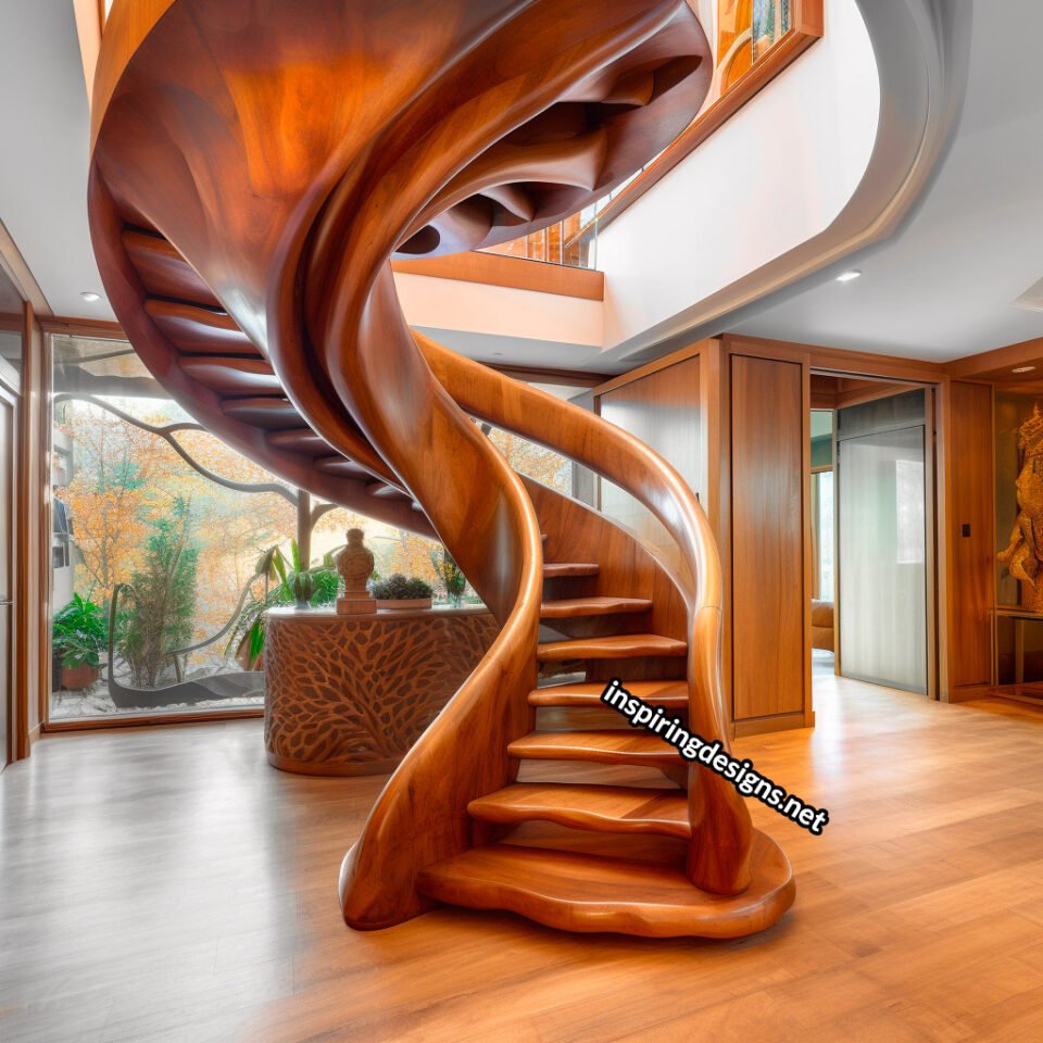 20+ Handcrafted Wooden Staircase Designs That Are Absolutely Stunning!