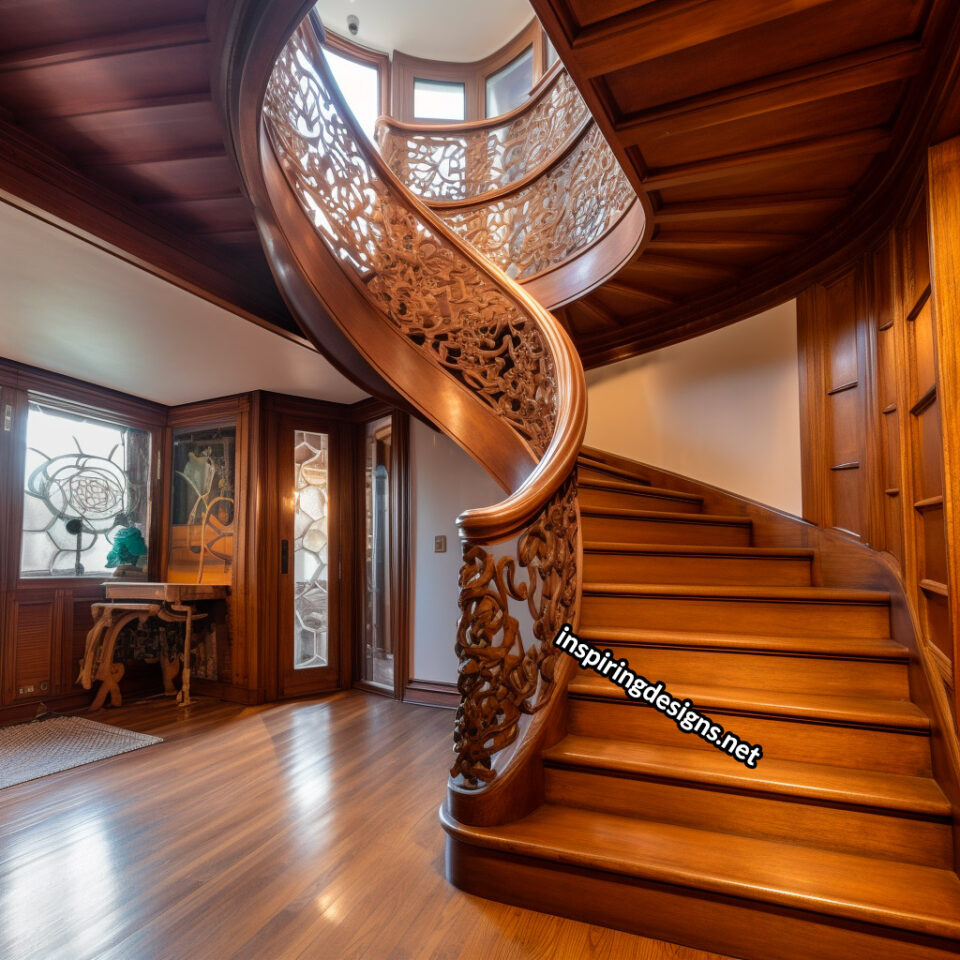 20+ Handcrafted Wooden Staircase Designs That Are Absolutely Stunning!