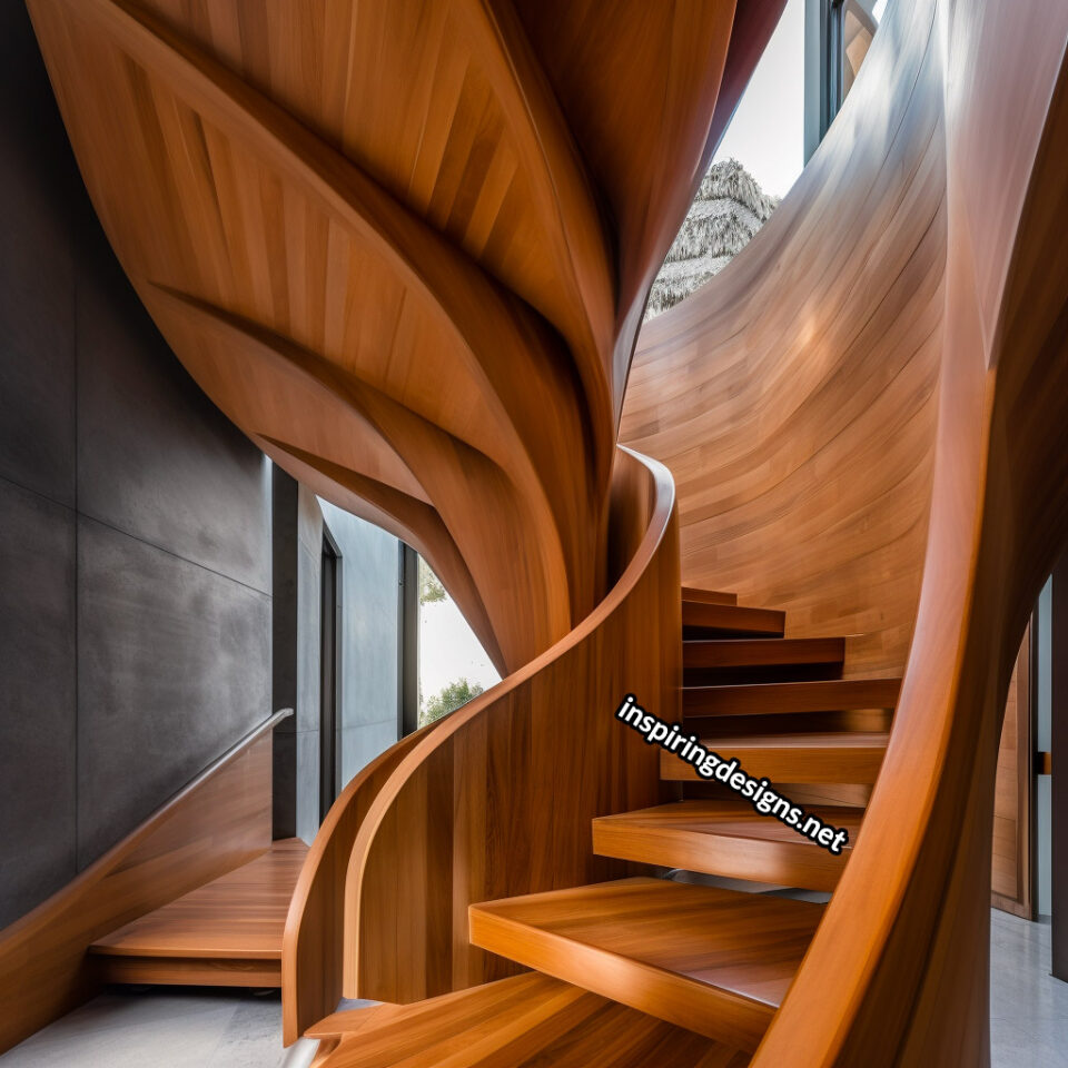 20+ Handcrafted Wooden Staircase Designs That Are Absolutely Stunning!