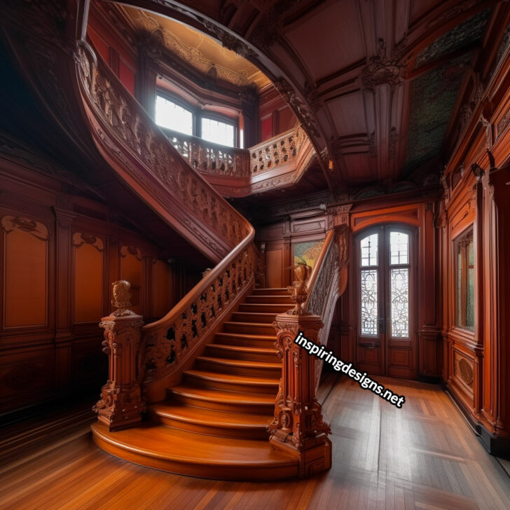 20+ Handcrafted Wooden Staircase Designs That Are Absolutely Stunning!