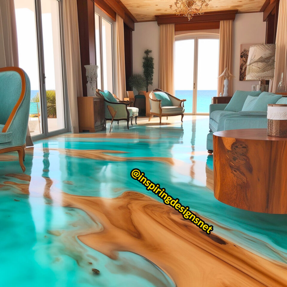 This Stunning Beach Flooring Is Made From Sand and Epoxy