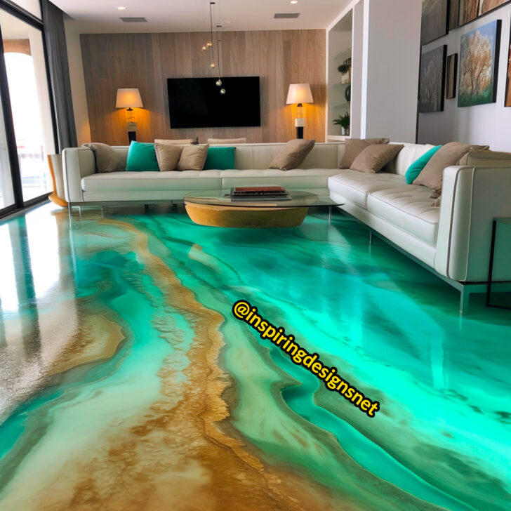 This Stunning Beach Flooring Is Made From Sand and Epoxy