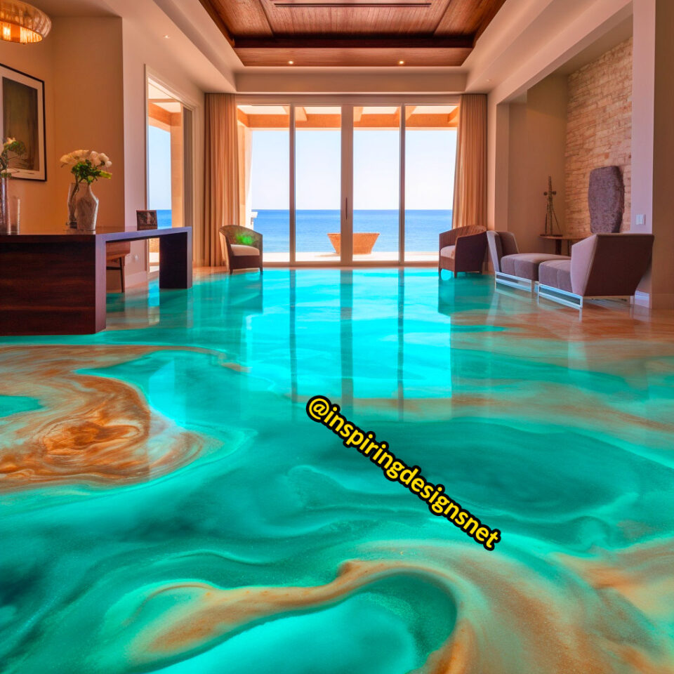 This Stunning Beach Flooring Is Made From Sand and Epoxy