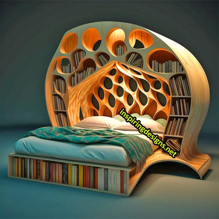 These Wooden Library Beds Are a Book Lover's Dream Come True