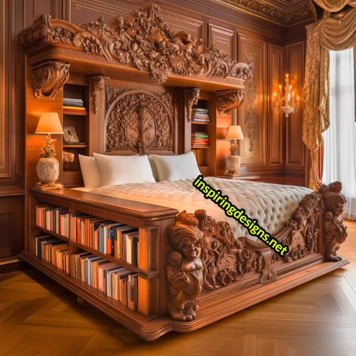 These Wooden Library Beds Are a Book Lover's Dream Come True