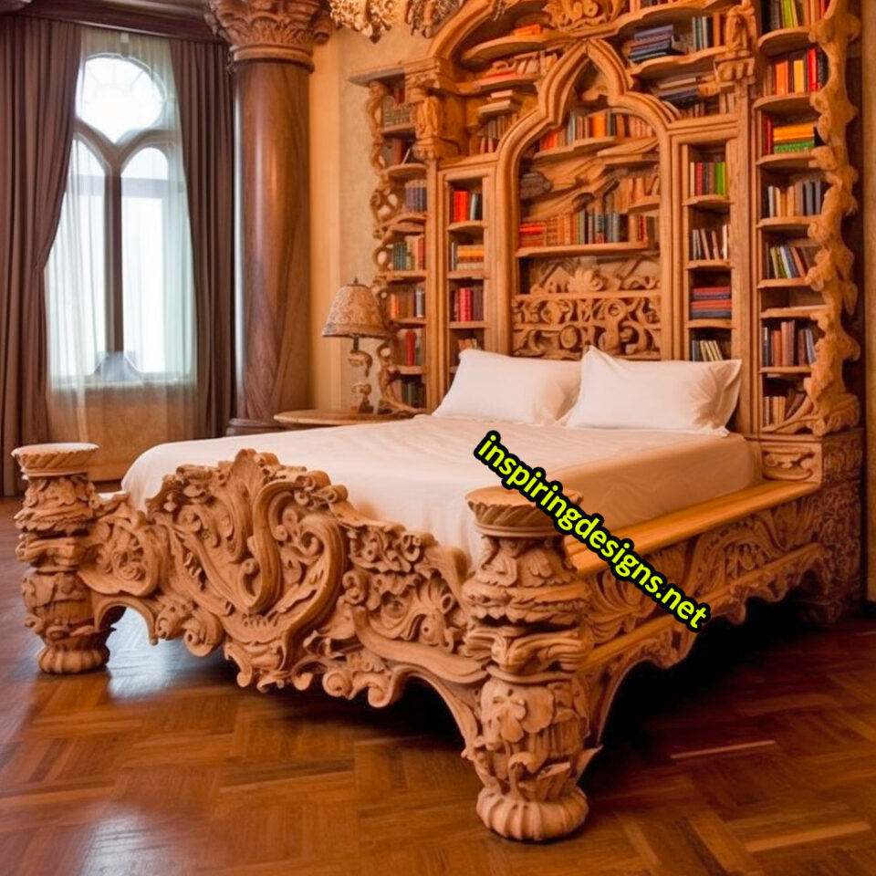 These Wooden Library Beds Are a Book Lover's Dream Come True