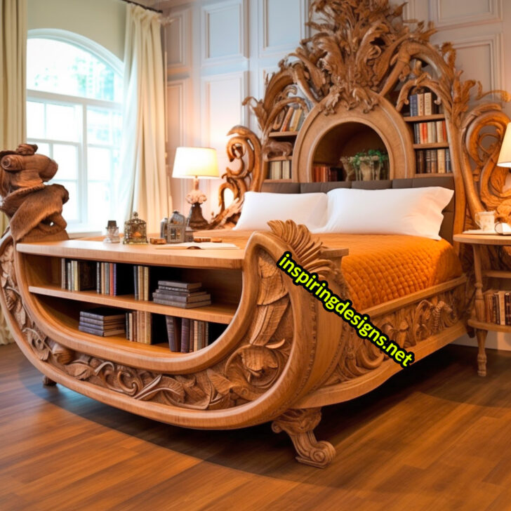 These Wooden Library Beds Are a Book Lover's Dream Come True