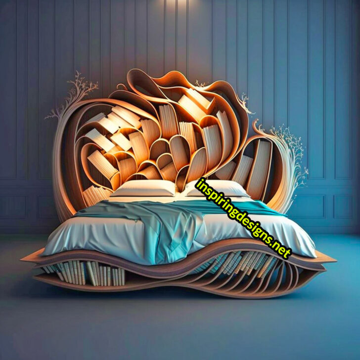 These Wooden Library Beds Are a Book Lover's Dream Come True