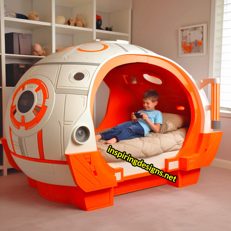 Sleep on the Dark Side With These 3D Star Wars Kids Beds