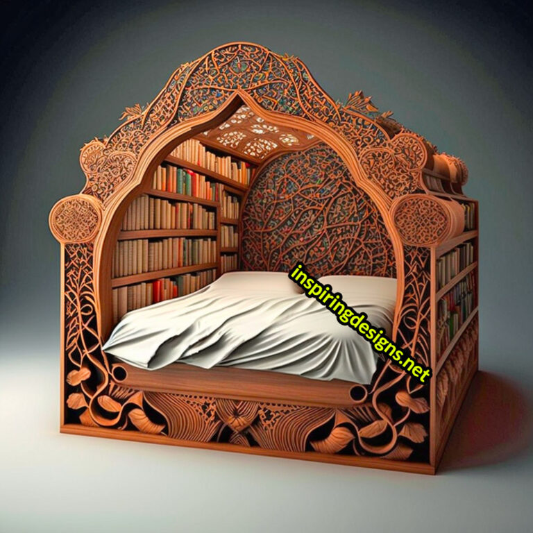 These Wooden Library Beds Are a Book Lover's Dream Come True