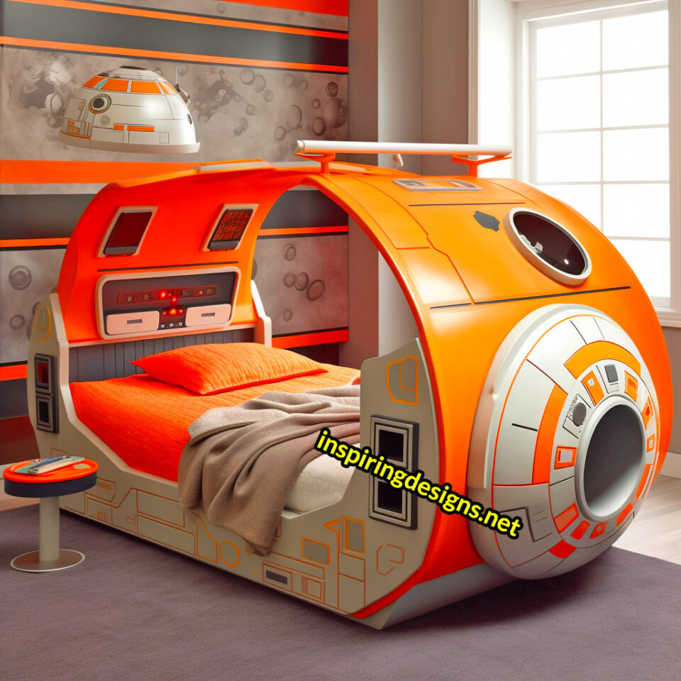 Sleep on the Dark Side With These 3D Star Wars Kids Beds