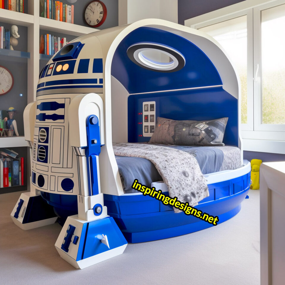 Sleep on the Dark Side With These 3D Star Wars Kids Beds