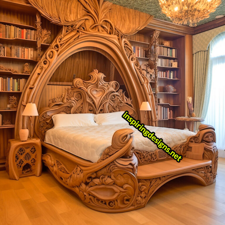 These Wooden Library Beds Are a Book Lover's Dream Come True
