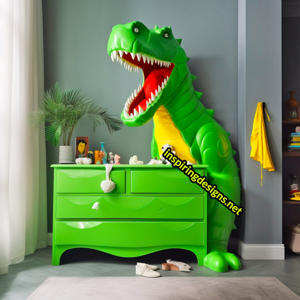 These 3D Dinosaur Dressers Bring the Jurassic Era Right into Your Child ...