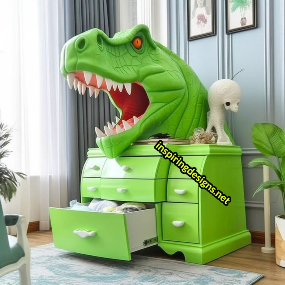 These 3D Dinosaur Dressers Bring the Jurassic Era Right into Your Child ...