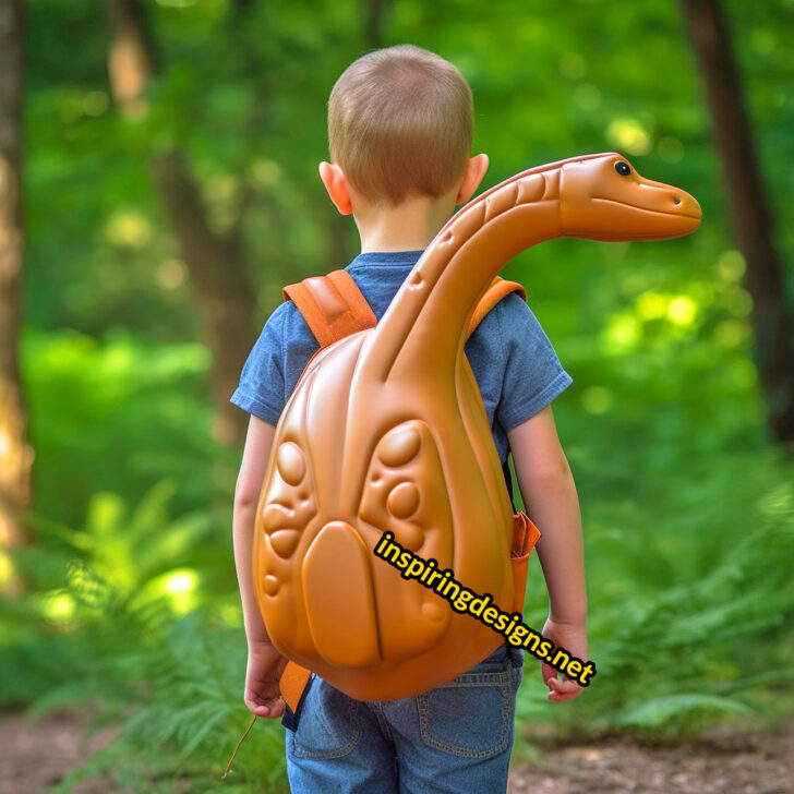 These 3D Dinosaur Shaped Backpacks Are Perfect For Dino-Loving Kids!