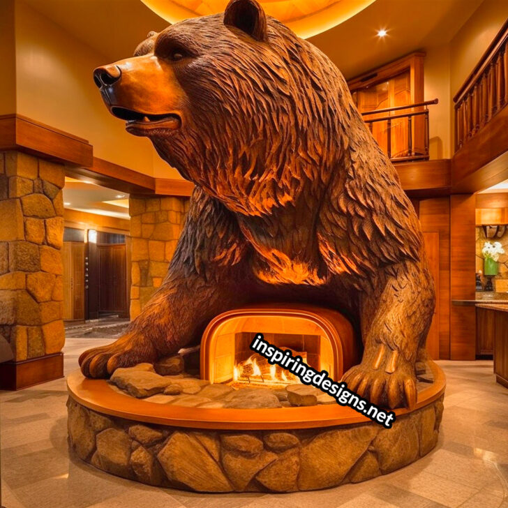 These Giant Animal Shaped Fireplaces Will Leave You Stunned!