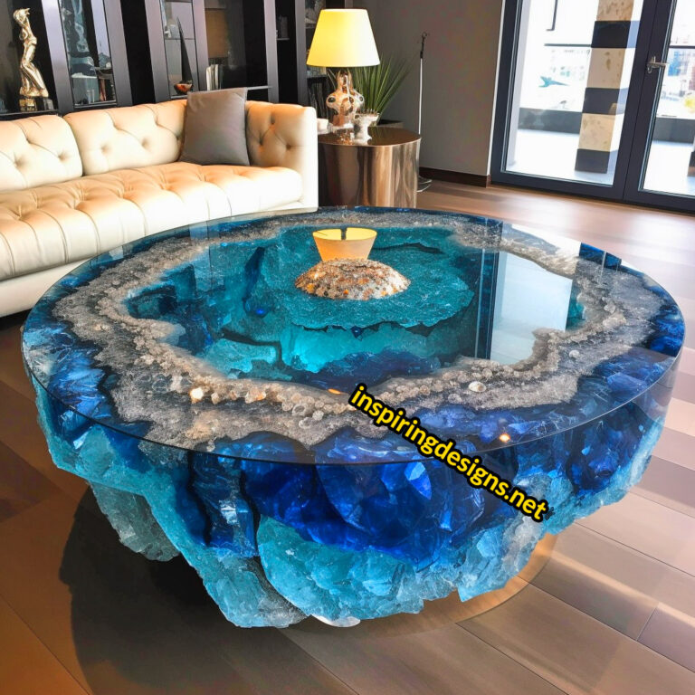 These Giant Geode Coffee Tables Are Stunning, and Probably Insanely Heavy!
