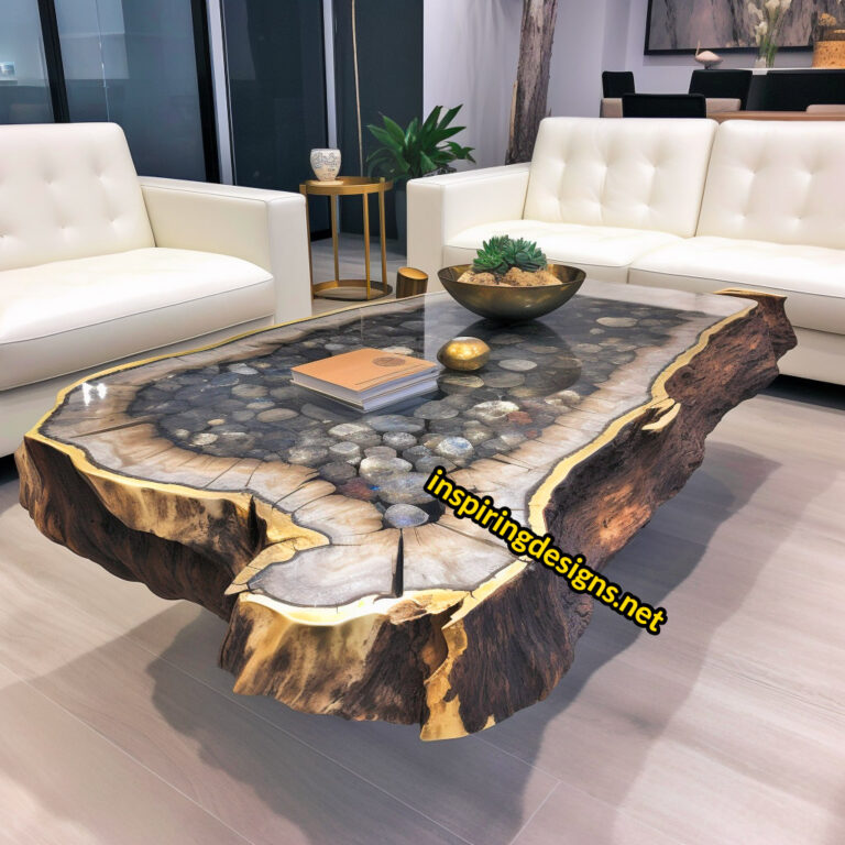 These Giant Geode Coffee Tables Are Stunning, and Probably Insanely Heavy!