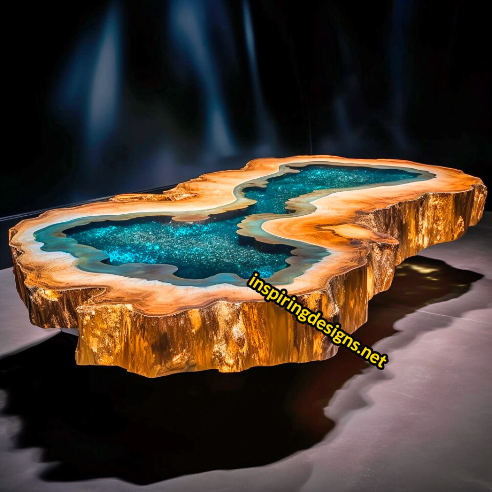 These Giant Geode Coffee Tables Are Stunning, and Probably Insanely Heavy!