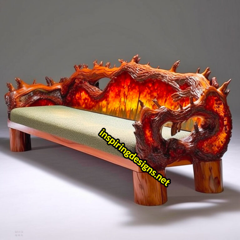 These Wood and Epoxy Sofas Are Handcrafted Treasures for the Modern Home