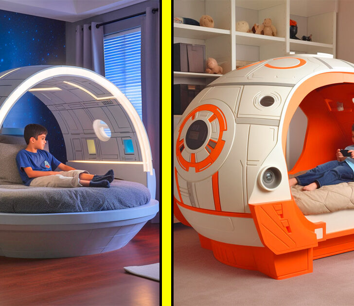 Sleep on the Dark Side With These 3D Star Wars Kids Beds – Inspiring ...