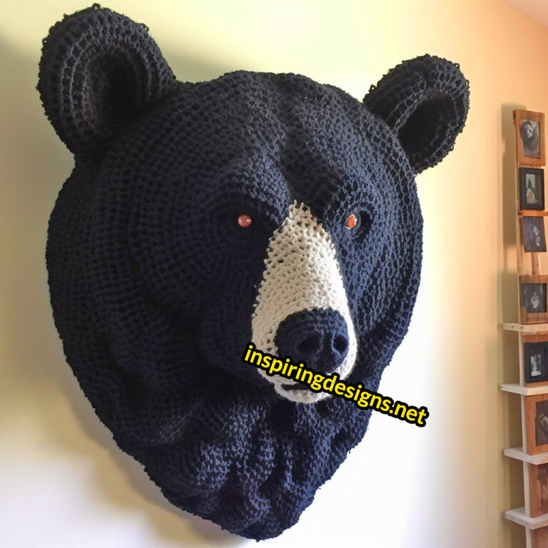 These Crochet Animal Mounts Will Turn Your Living Room Into a Handmade ...