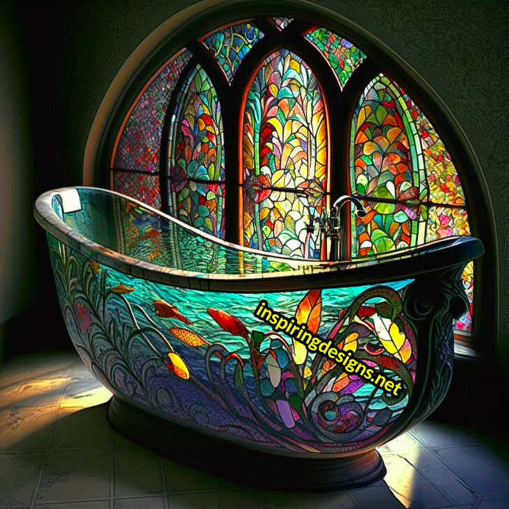 These Stained Glass Bathtubs Bring the Sistine Chapel to Your Bathroom!