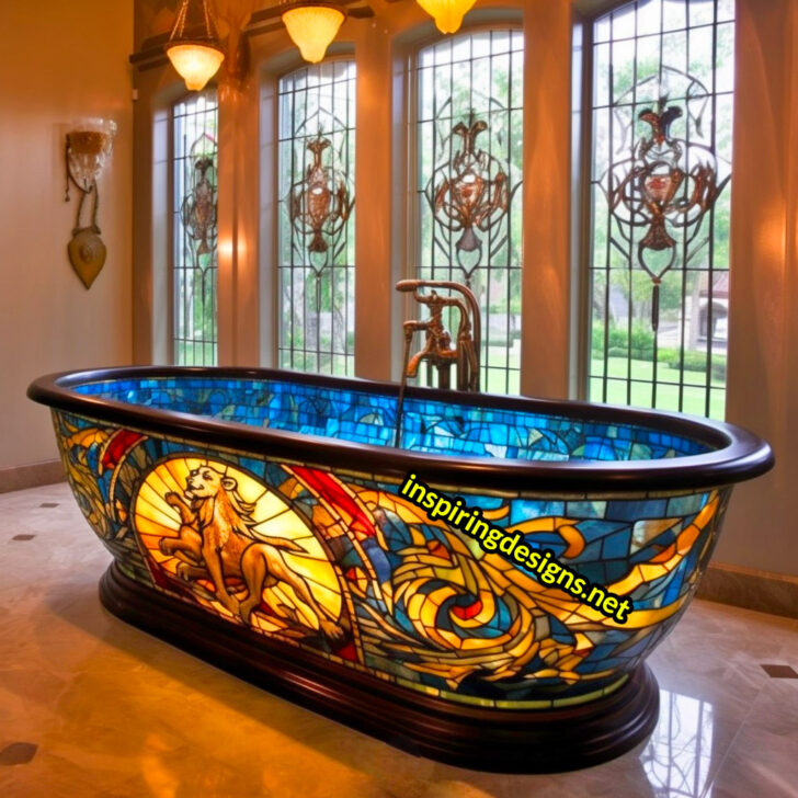 These Stained Glass Bathtubs Bring the Sistine Chapel to Your Bathroom!