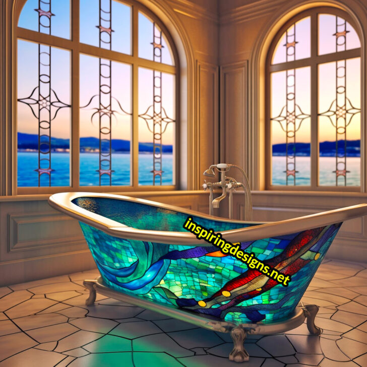 These Stained Glass Bathtubs Bring the Sistine Chapel to Your Bathroom!