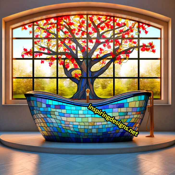 These Stained Glass Bathtubs Bring the Sistine Chapel to Your Bathroom!