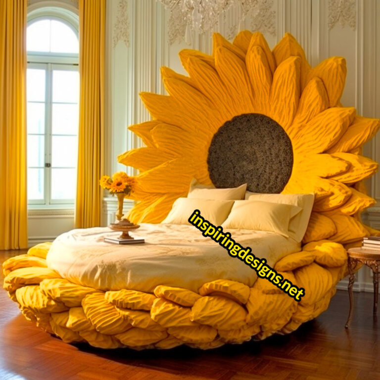 These Oversized Sunflower Beds Will Make Your Home Bloom With Happiness