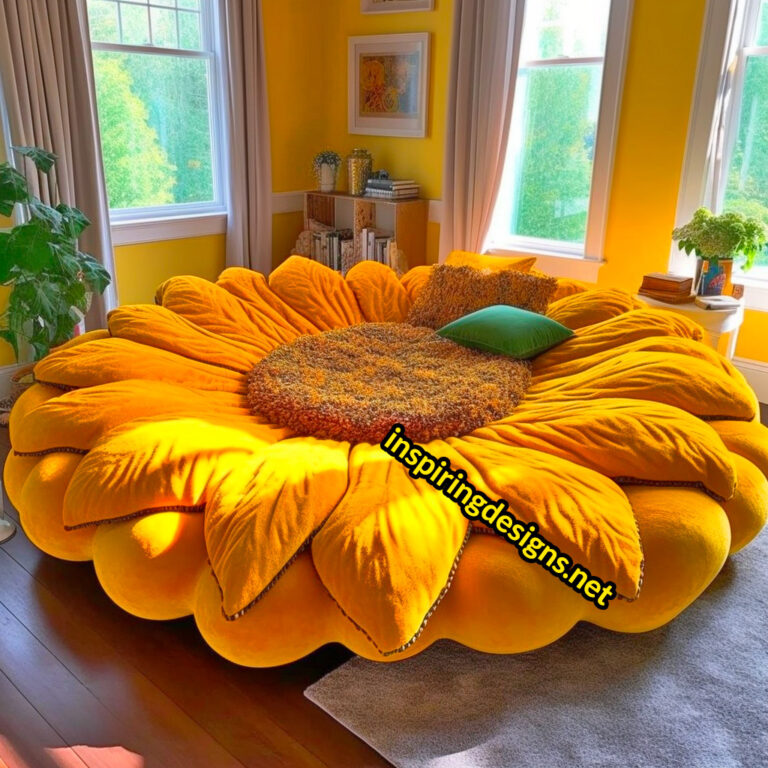 These Oversized Sunflower Beds Will Make Your Home Bloom With Happiness