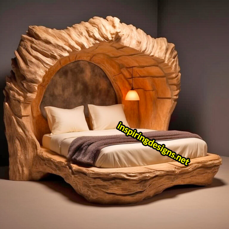 These Cave Bed Frames Let You Sleep in Luxury Stone-Age Style