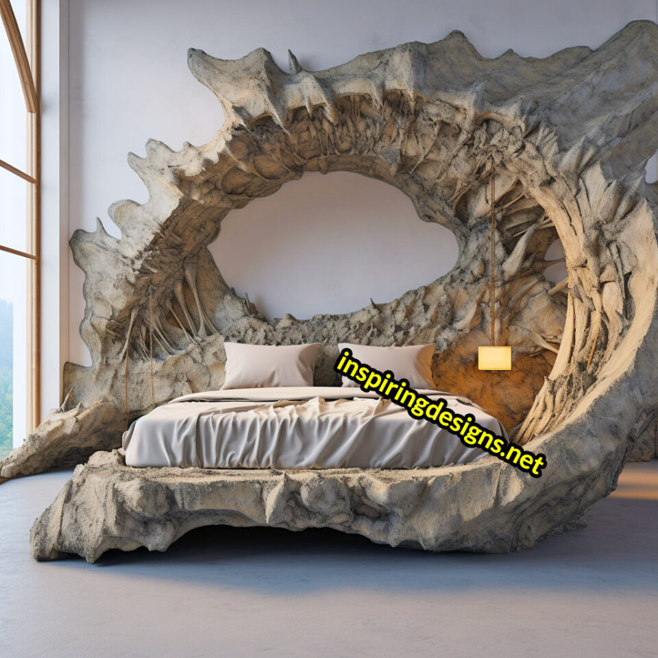 These Cave Bed Frames Let You Sleep in Luxury Stone-Age Style