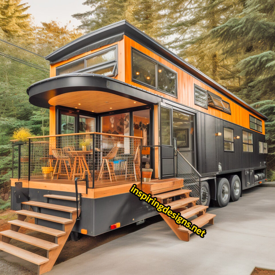 20+ Incredible Luxury Modern Tiny Homes With Huge Windows and Decks