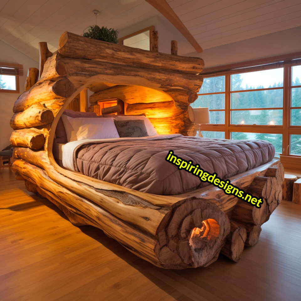 These Cabin Shaped Beds Let You Take a Rustic Retreat While You Sleep