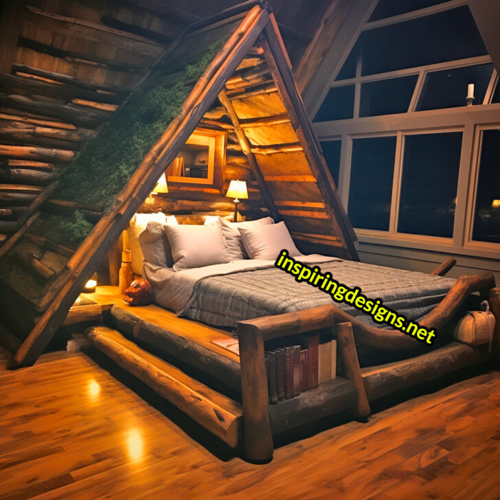 These Cabin Shaped Beds Let You Take a Rustic Retreat While You Sleep