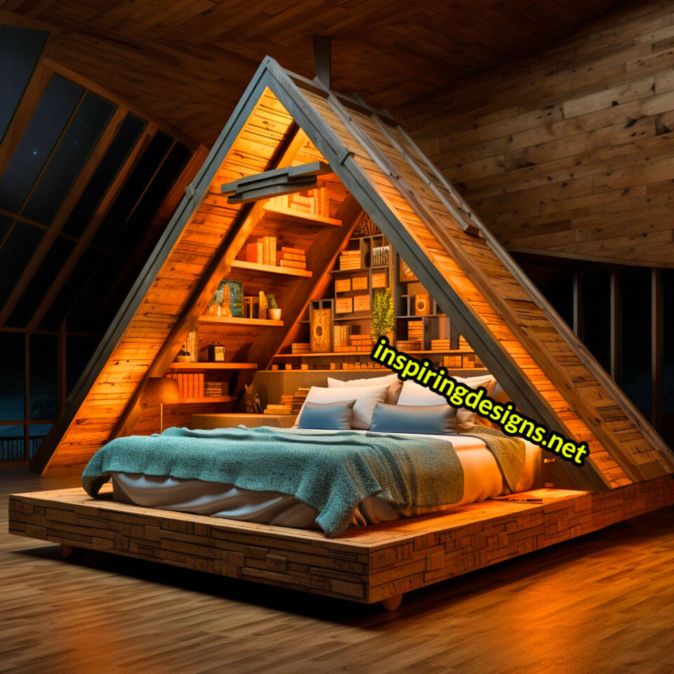 These Cabin Shaped Beds Let You Take a Rustic Retreat While You Sleep