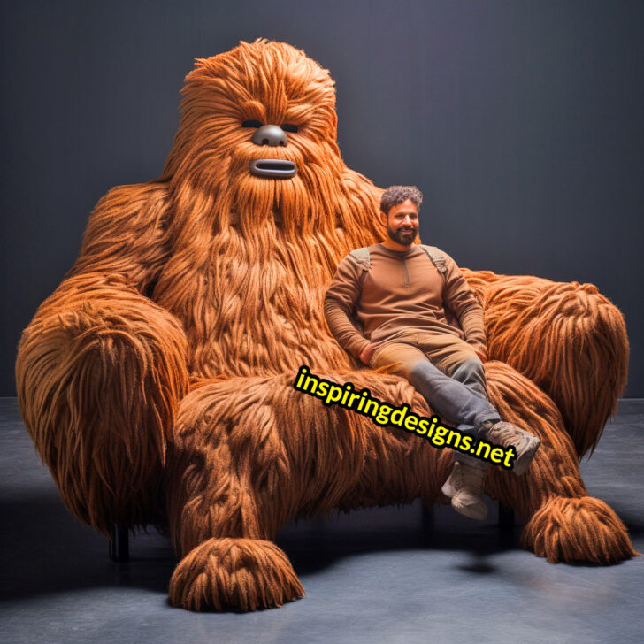 These Chewbacca Chairs Are the Perfect Throne for Star Wars Fans