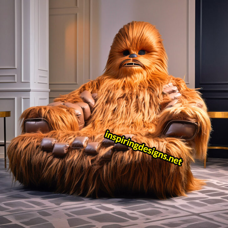 These Chewbacca Chairs Are the Perfect Throne for Star Wars Fans